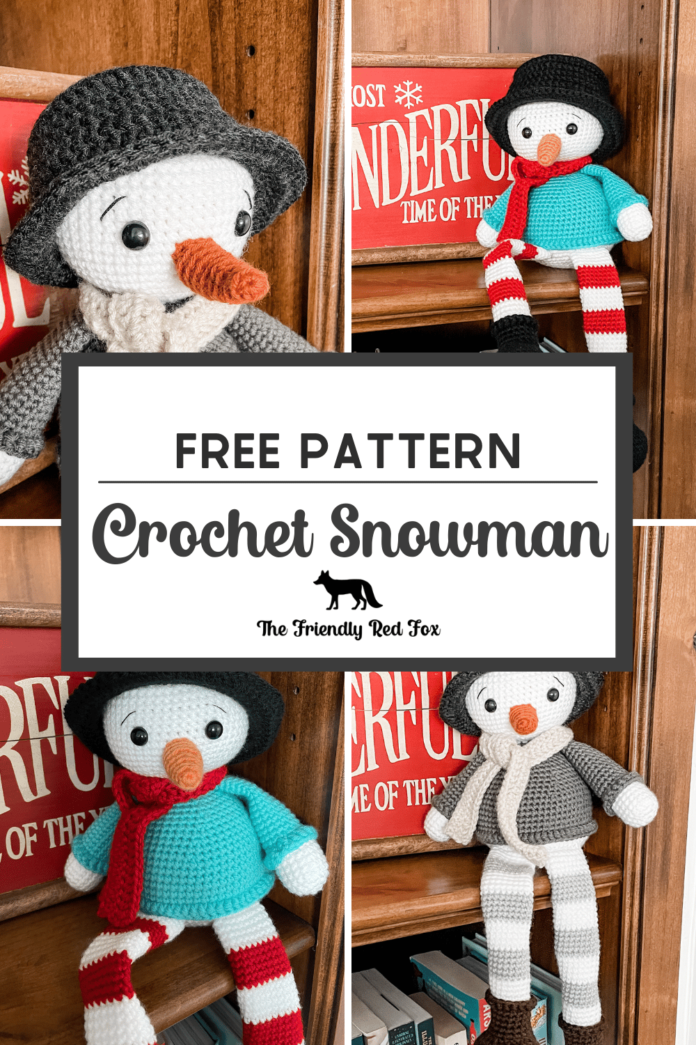 Free Snowman Crochet Pattern