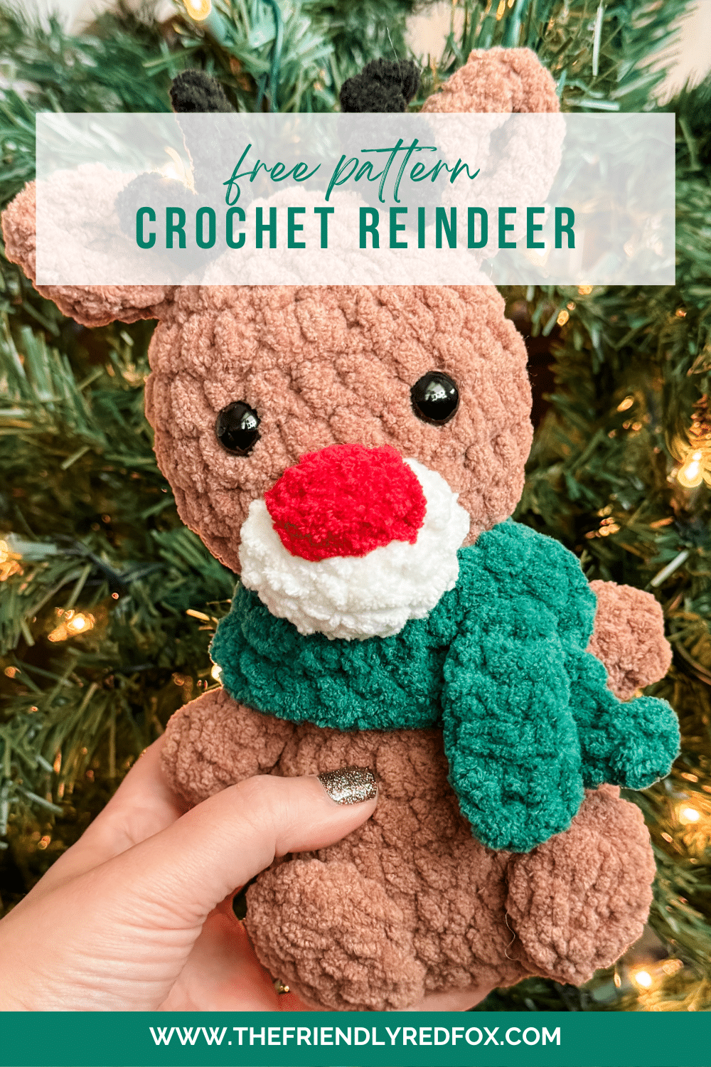 Crochet Reindeer Pattern Christmas Crochet | Free Crochet Reindeer