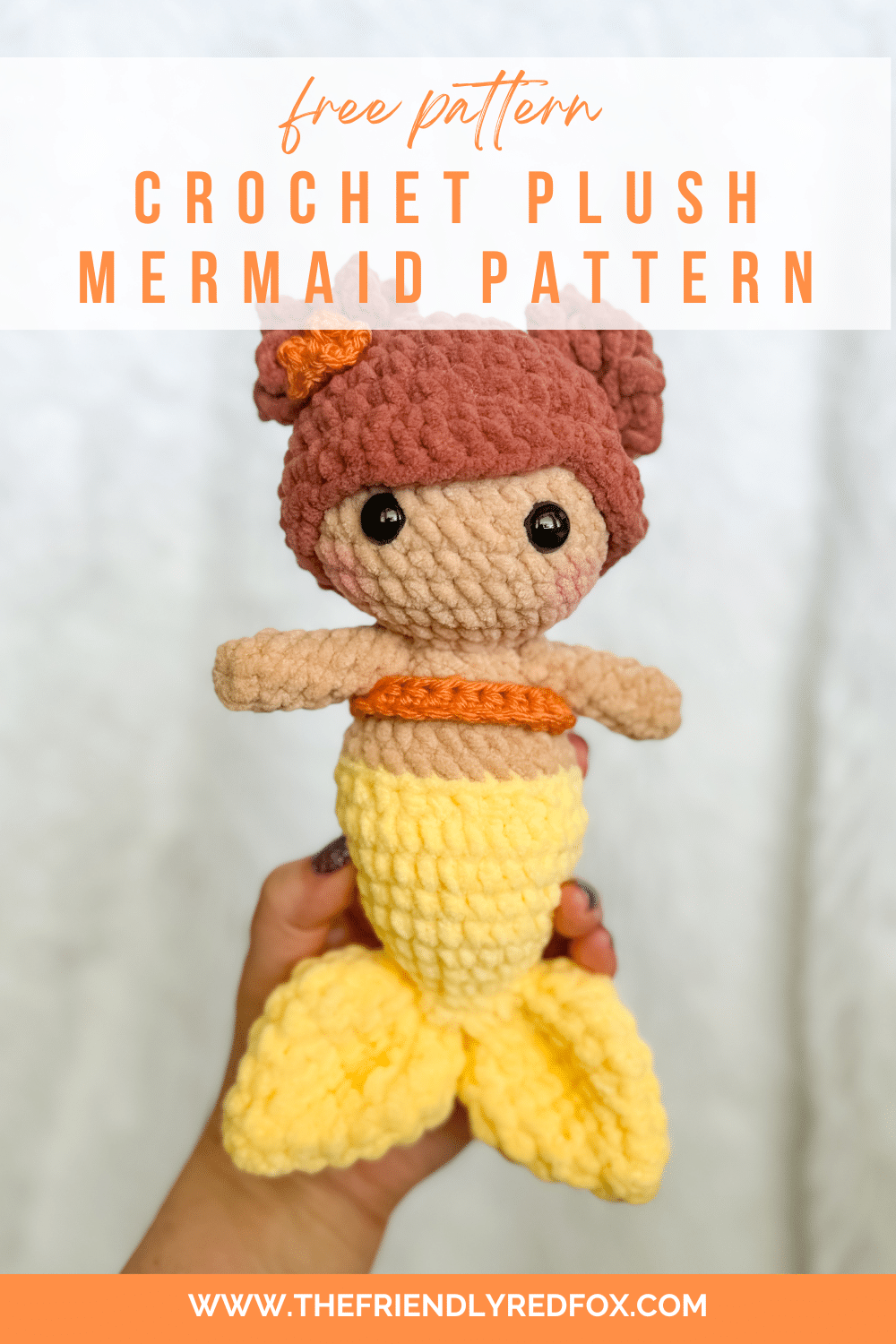 Plush Mermaid Crochet Pattern-a free amigurumi pattern