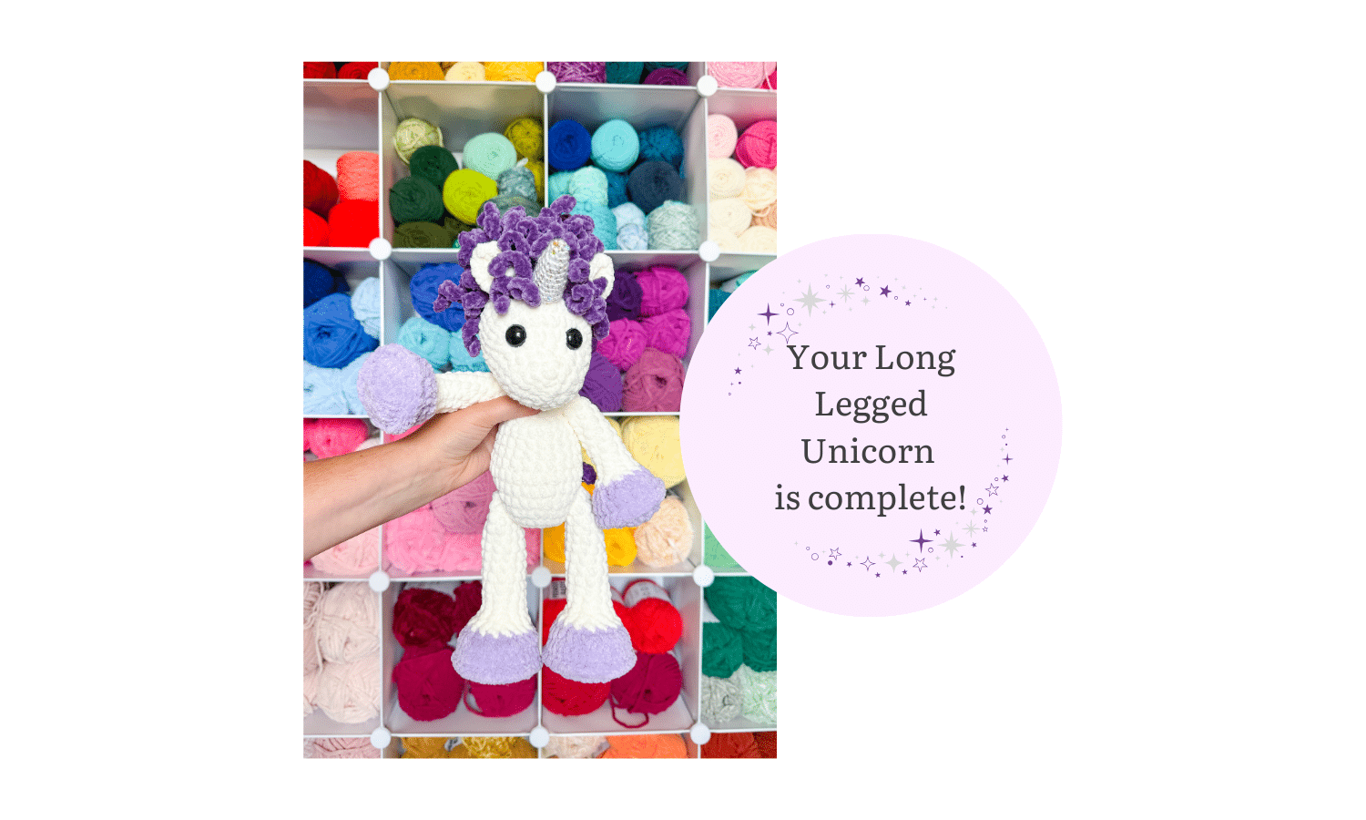 Free Unicorn Crochet Pattern - Mix & Make