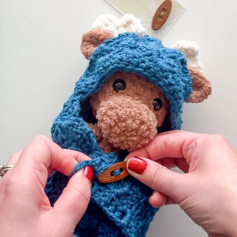 Amigurumi Swaddle Blanket: Step By Step Video Tutorial and Pictures