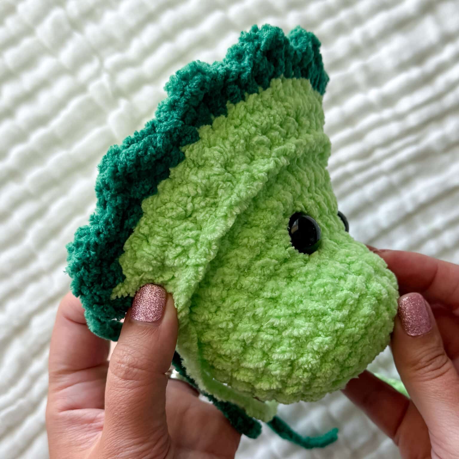 Plush Triceratops Stuffy Crochet Pattern