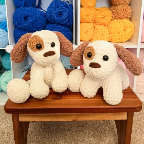 Long-Legged Stuffy Puppy Crochet Pattern