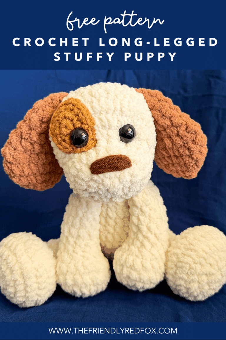 Long-Legged Stuffy Puppy Crochet Pattern